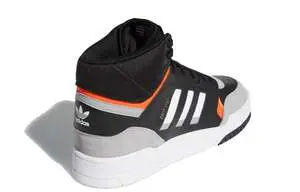 Adidas Originals Drop Step High Top Sneakers - Black/orange
