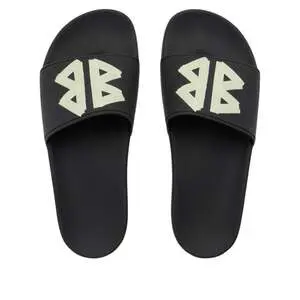 Balenciaga Pool Slide Sandal - Black/yellow