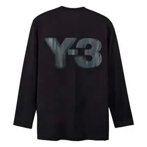 Adidas Y-3 Logo Long Sleeve T-shirt Asia Sizing