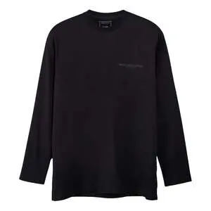 Adidas Y-3 Logo Long Sleeve T-shirt Asia Sizing - Black