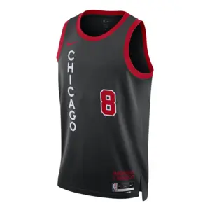 Nike Dri-fit Nba Swingman Jersey 2023/24 City Edition 'chicago Bulls Zach Lavine - Black