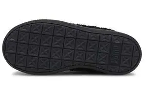PUMA Suede Mayu Slip-on Teddy Sneakers - Black