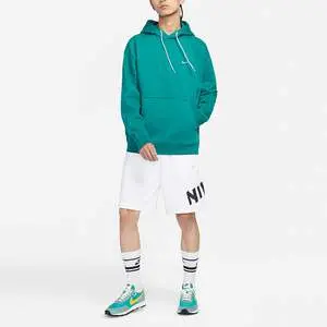 Nike Embroidered Fleece Pullover Hoodie