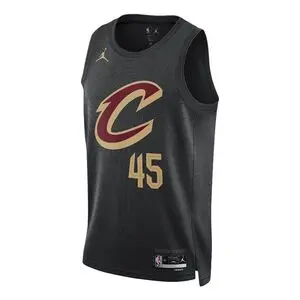 JORDAN Air Cleveland Cavaliers Statement Edition Jersey Donovan Mitchell 45 - Black