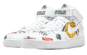 Nike X Supreme X Nba Air Force 1 Mid '07