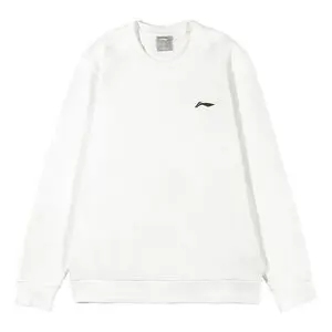 LI-NING Basic Logo Sweatshirt 'white