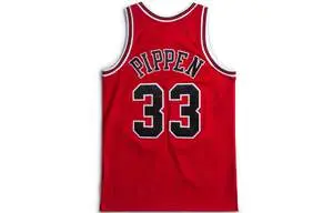 Mitchell & Ness Nba Scottie Pippen 33 Chicago Bulls Retro Jersey - Red