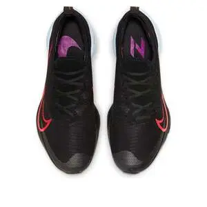 Nike Zoom Tempo Next% Flyknit Athletic Sneakers - Black/red