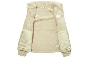 The North Face Fleece Zip Up Jacket - Beige