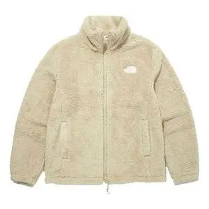 The North Face Fleece Zip Up Jacket - Beige
