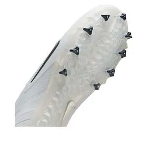 Nike Alpha Huarache Elite Lacrosse Cleats - White/silver