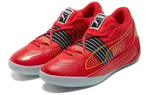PUMA Fusion Nitro Athletic Sneakers - Red/black/blue