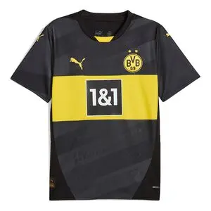 PUMA Borussia Dortmund 2024/25 Away Jersey - Black/yellow
