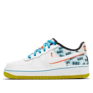 Nike Force 1 Low Athletic Sneakers - White/yellow