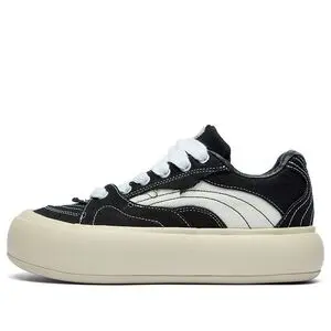 LI-NING Puff Platform Sneakers - Black/beige