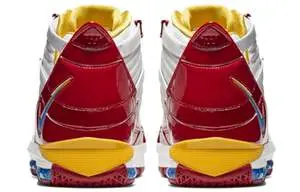 Nike Zoom Lebron 3 "superbron" High Top Sneakers - White/red