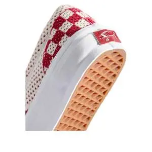 VANS Premium Slip-on Ek Red Checkerboard Knit