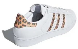 Adidas Superstar Leopard Print Sneakers - White