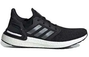 Adidas Ultraboost 20 Night Metallic Grey Sneakers - Black