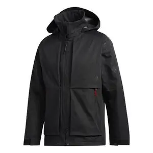 Adidas Polar Fleece Hooded Jacket - Black