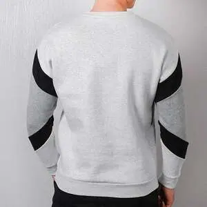 Nike Crewneck Colorblock Fleece Pullover - Light Grey