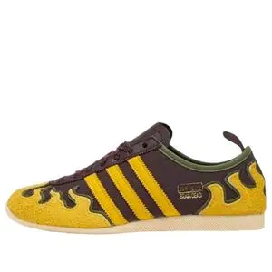 Adidas X Brain Dead Japan Low Sneakers - Dark Brown/yellow/olive