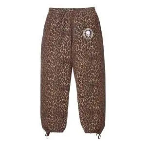 Supreme Supreme Fw25 X Number (n)ine Drawstring Sweatpant 'leopard' Leopard
