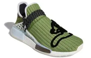 Adidas X Bbc Ice Cream X Pharrell Nmd Human Race 'running Dog' Sneakers - Green/white/black