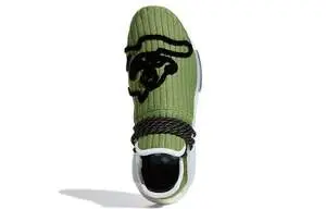 Adidas X Bbc Ice Cream X Pharrell Nmd Human Race 'running Dog' Sneakers - Green/white/black