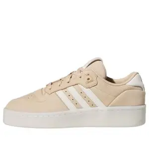 Adidas Rivalry Low Lux Sneakers - Magic Beige/ivory/active Green