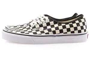 VANS Authentic 'golden Coast' Checkerboard Canvas Low Top Sneakers