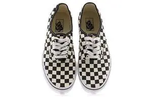 VANS Authentic 'golden Coast' Checkerboard Canvas Low Top Sneakers
