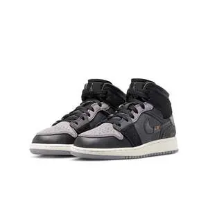 JORDAN 1 Mid Se Craft 'inside Out Black - Black/gray