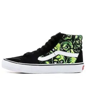 VANS Supreme X Sk8-hi "glow-in-the-dark Skull Pile" High-top Sneakers - Black