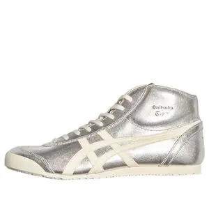 Onitsuka Tiger Mexico Mid Runner Sneakers - Silver/cream