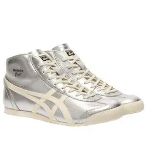 Onitsuka Tiger Mexico Mid Runner Sneakers - Silver/cream