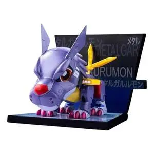 POP MART Digimon Fridge Magnet Sealed Case 'metal Garurumon - Multi-color