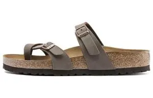 BIRKENSTOCK Mayari Birkibuc Sandals - Brown