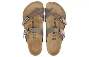 BIRKENSTOCK Mayari Birkibuc Sandals - Brown