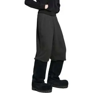 Balenciaga Activewear Baggy Sweatpants - Black