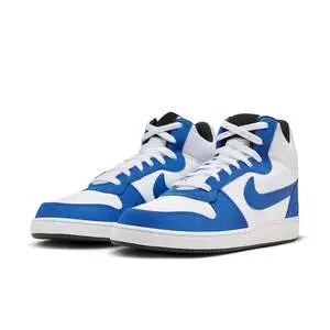 Nike Court Borough Mid Sneakers - White/blue