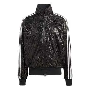 Adidas Sequin Track Jacket - Black