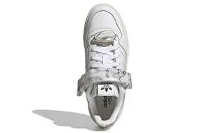 Adidas Originals Forum Bonega "marbled" Platform Sneakers - White/grey