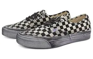 VANS Og Authentic Lx "stressed Black Checkerboard - White/black