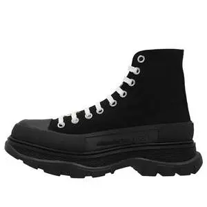 Alexander Mcqueen Perforated Boots For Men