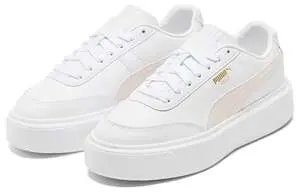 PUMA Oslo Maja Platform Sneakers - White/pink