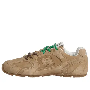 NEW BALANCE 530 X Miu Miu Suede Mesh Sneakers - Ecru