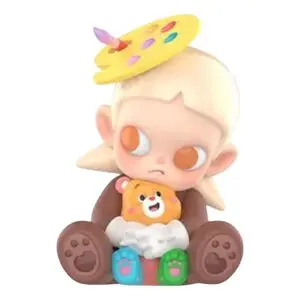 POP MART X Zsiga Care Bear Figures 'craftsmanship Bear Work Of Heart Bear - Multi-color