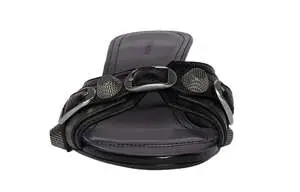 Balenciaga Cagole 50mm Sandals Arena Lambskin - Black