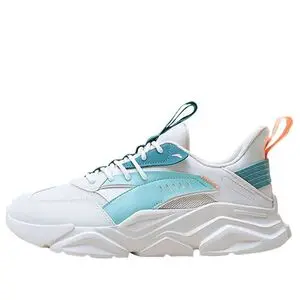 ANTA Life Collection Mid Top Sneakers - White/blue/orange